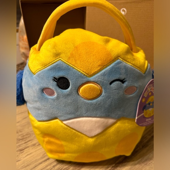 Squishmallows | Toys | Nwt Squishmallow Bebe Easter Basket | Poshmark